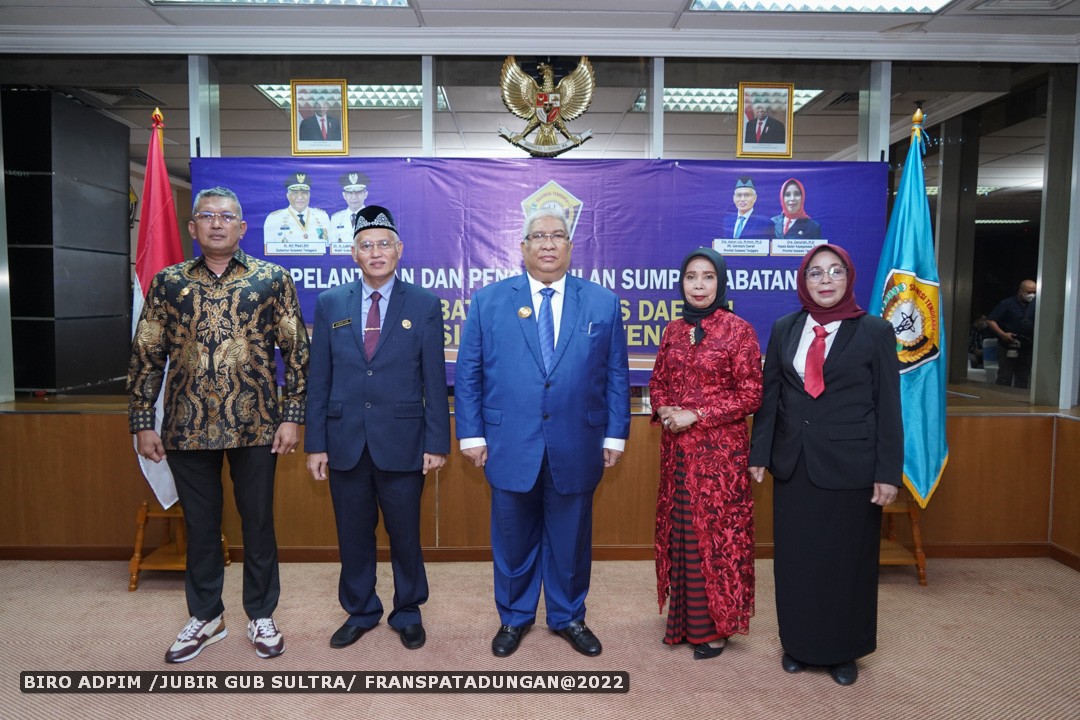 Gubernur Ali Mazi Lantik Asrun Lio sebagai Penjabat Sekretaris Daerah ...
