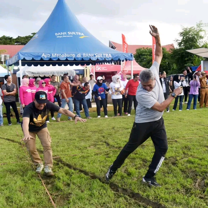 Rayakan HUT ke 193 Kota Kendari, Pj Wali Kota dan Kepala OPD Bermain ...