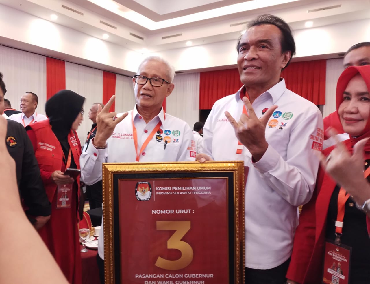 Pasangan Cakada Sultra LA-Ida Maknai Nomor Urut 3 Sebagai Simbol ...