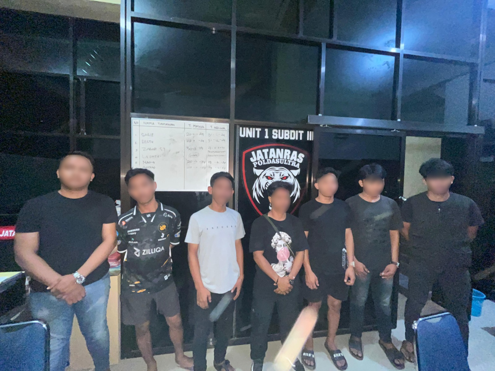 Ops Sikat Anoa 2024, Tim Resmob Polda Sultra Amankan Tujuh Pelaku Judi ...