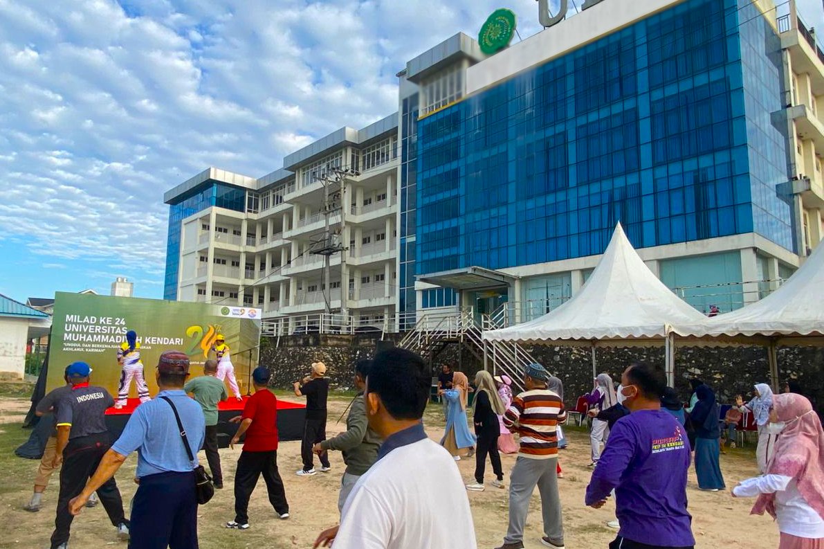 UMKendari Rayakan Milad ke-24, Mulai dengan Senam Jantung Sehat hingga ...